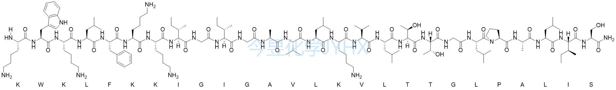 Cecropin A (1-8)-Melittin (1-18) amide/129696-23-7 - 今昱化学多肽
